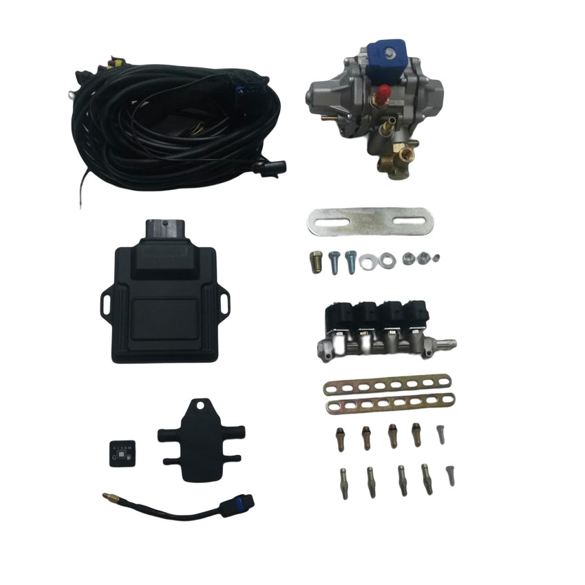 CNG LPG Mini Conversion Kits Covers 32 Pin ECU 4 Cylinder Injector Rail ...